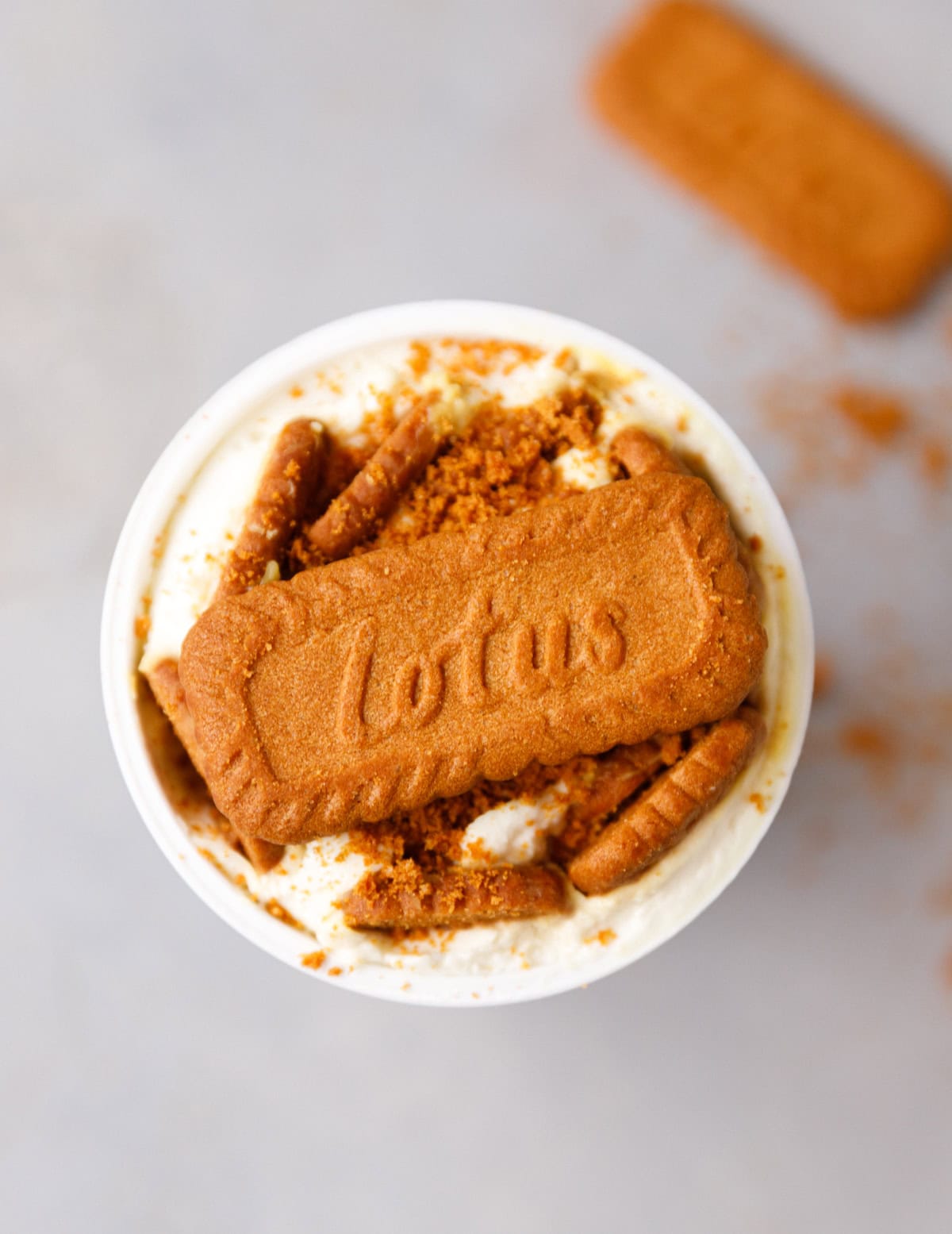 Biscoff No Bake Cheesecake (Japanese Style, Made with Skyr) - Cooking LSL